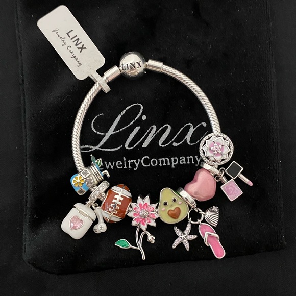 Linx | Jewelry | Linx Snake Chain Bracelet With Fun Summer Themed ...